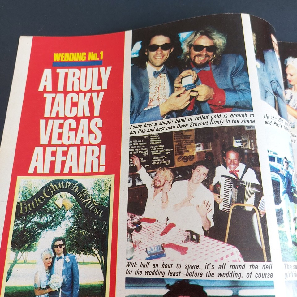 PAULA YATES & BOB GELDOF - RARE News Of The World SUNDAY Magazine (19 ...