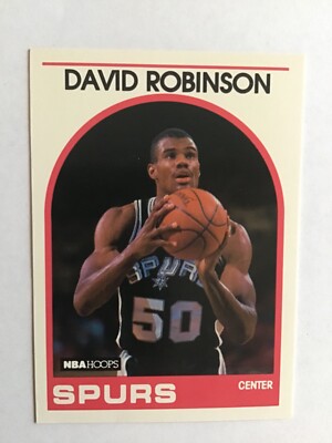 1989-90 NBA Hoops Skybox Basketball NBA David Robinson Rookie RC Card ...