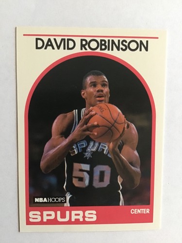 1989-90 NBA Hoops Skybox Basketball NBA David Robinson Rookie RC Card ...