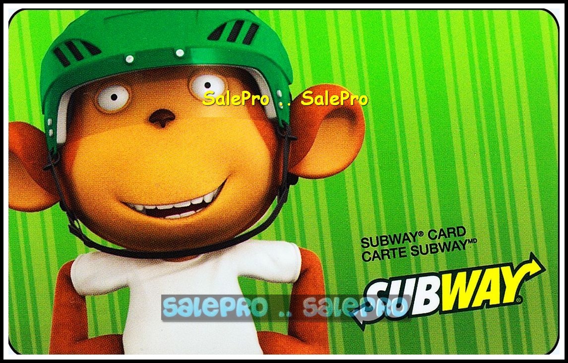 SUBWAY 2011 HAPPY MONKEY LIMITED EDITION RARE BILINGUAL COLLECTIBLE ...