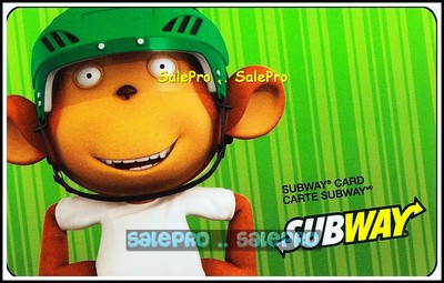 SUBWAY 2011 HAPPY MONKEY LIMITED EDITION RARE BILINGUAL COLLECTIBLE ...