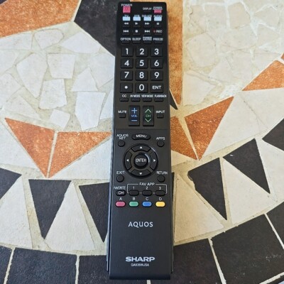 OEM Remote Control Sharp GB118WJSA GA935WJSA LC-70UE30U Smart 3D AQUOS Black | eBay