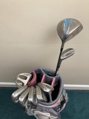 RH Ladies Adams Idea Irons Driver Woods Complete Golf Club Set ...
