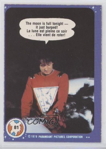 1978 O-Pee-Chee Mork & Mindy The Moon is Full Tonight #81 0e3 | eBay