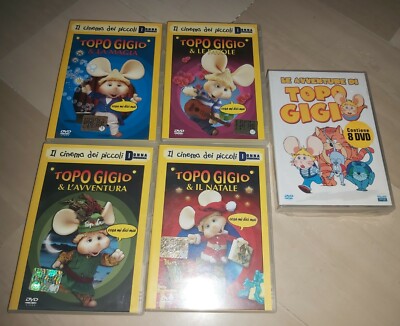 12 dvd TOPO GIGIO LOTTO STOCK LE FAVOLE LA MAGIA L'AVVENTURA IL NATALE ...