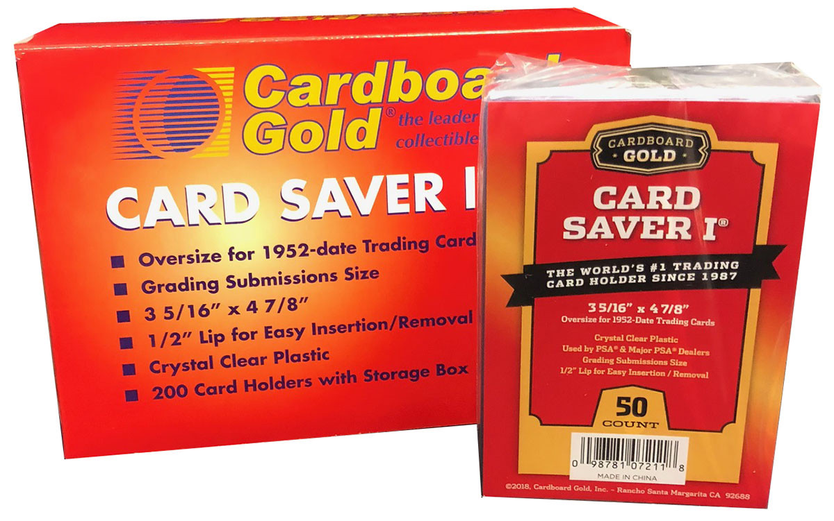 800 CARD SAVER I TOP LOADERS FOR GRADED CARDS 1 1's - Graded Card ...