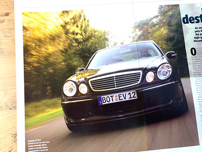 BRABUS MERCEDES EV12 E V12 - COLLECTIBLE ORIGINAL CLASSIC CAR ROAD TEST ...