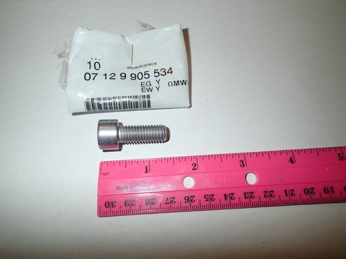 BMW Motor Cycle OEM Part 07129905534 (Fillister-head screw) | eBay