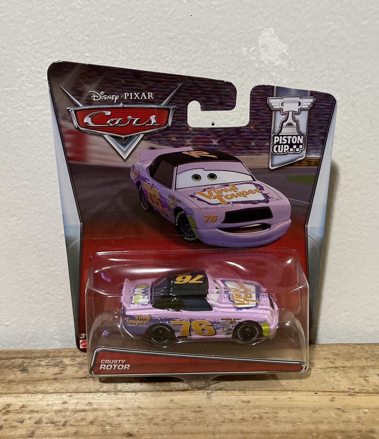 Disney Pixar Cars Crusty Rotor #76 Vinyl Toupee Piston Cup | eBay