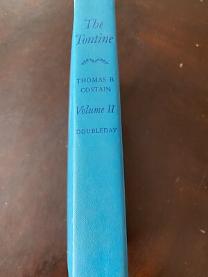 The Tontine by Thomas B. Costain Vol. II HC 1955 | eBay