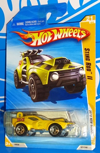 Hot Wheels 2010 New Models #21 Sting Rod II Mtflk Yellow w/ OR5SPs | eBay