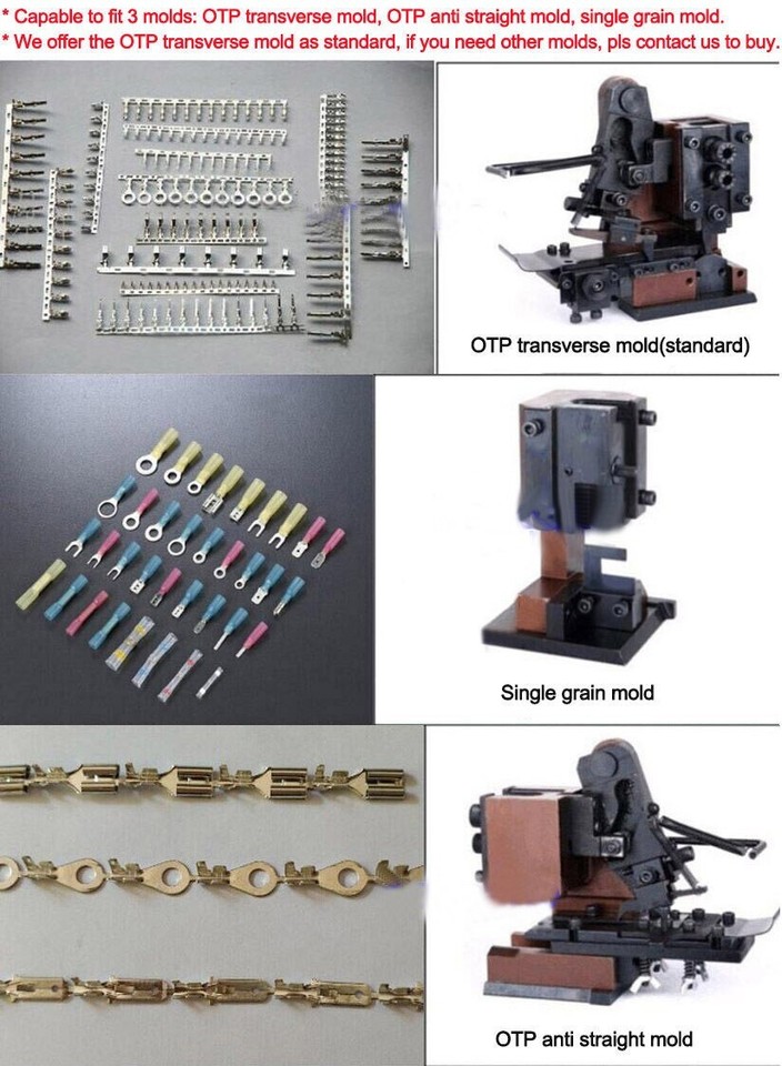 Automatic Terminal Crimping Machine Flat Cable Wire Crimper Terminals ...