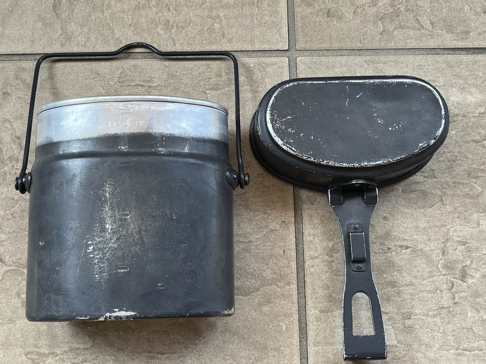 WWII Swiss Army Mess Kit, Canteen, Spork (Set 10) | eBay