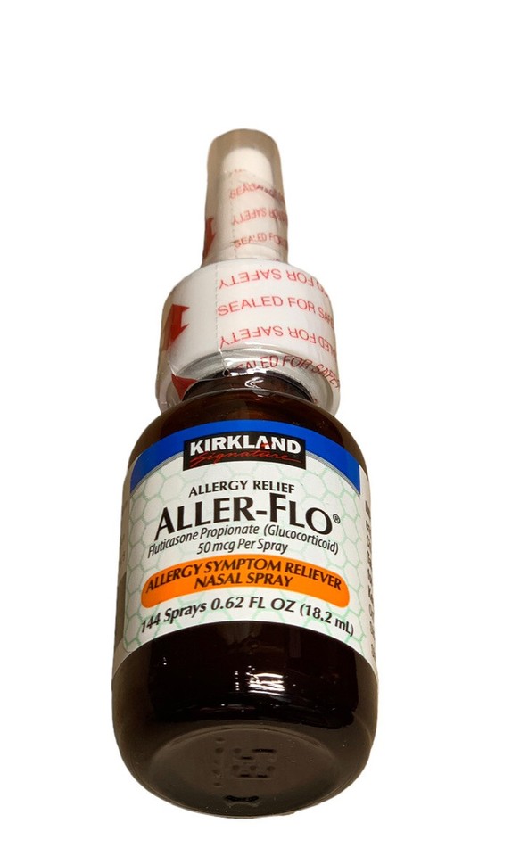 Kirkland Aller-Flo 50mcg 24 Hour Allergy Relief 144 Metered Spray - BB ...