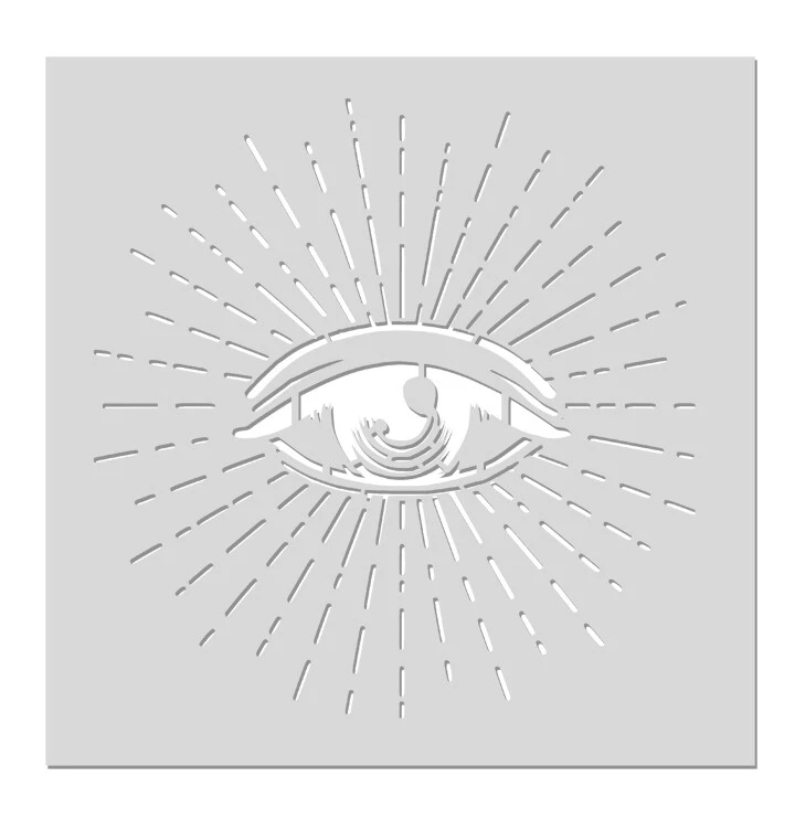 Simple Eye Stencil