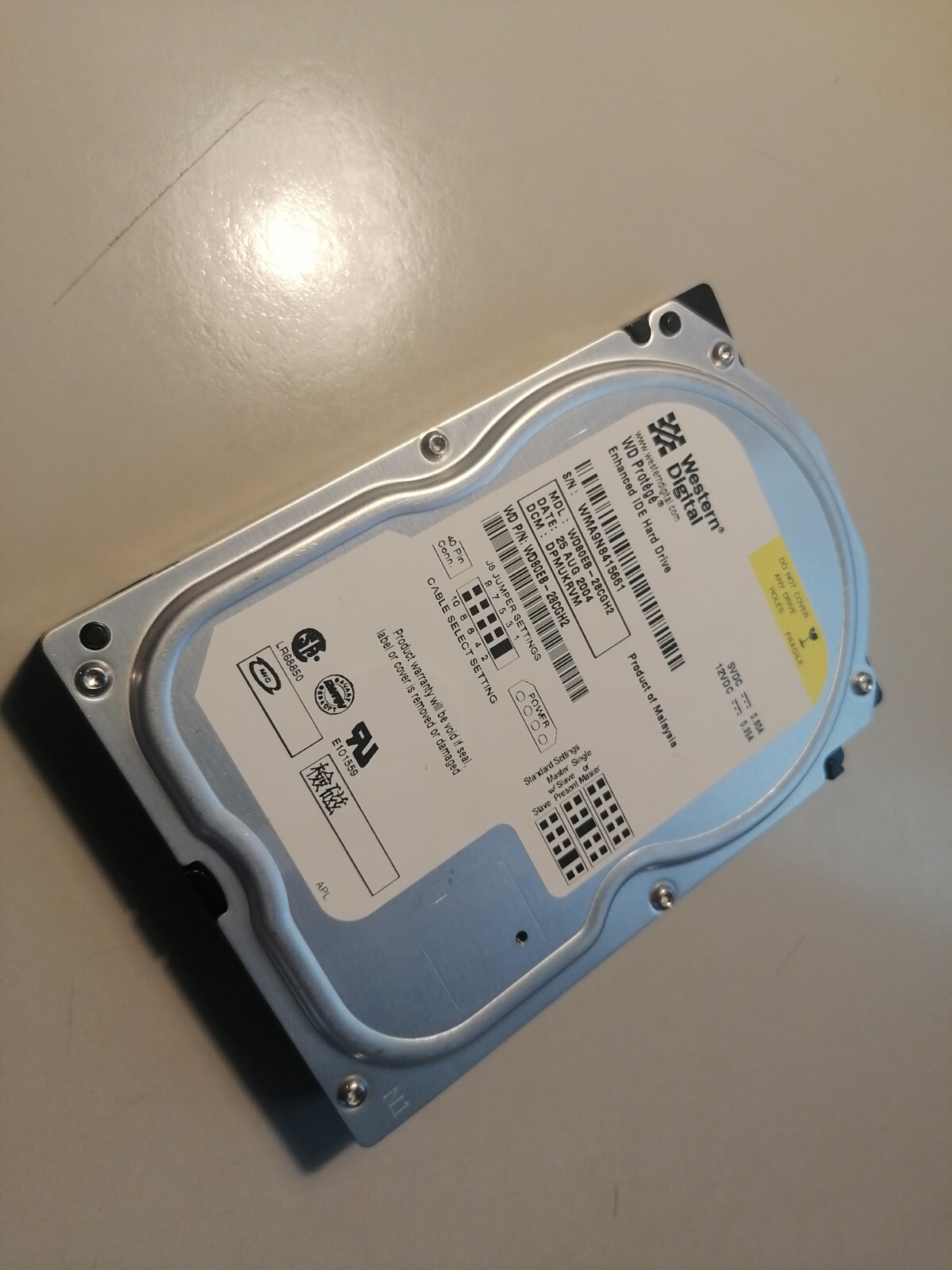 WESTERN DIGITAL WD80-EB - 28CGH2 | eBay