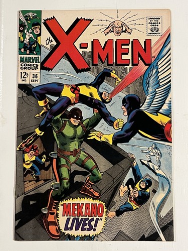 The X-Men #36/Silver Age Marvel Comic Book/1st Mekano/VF | eBay