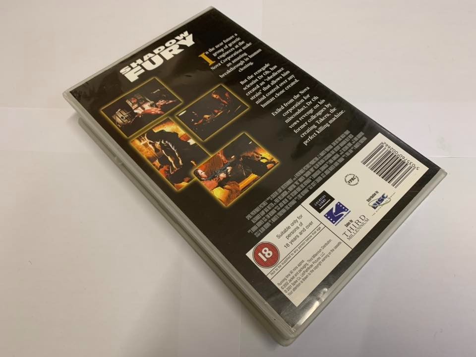 VHS Video ~ Shadow Fury ~ Eric Koyanagi ~ Large Case Ex-Rental ...
