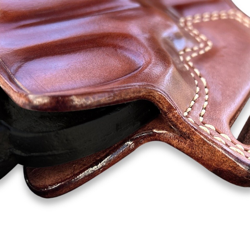 Leather OWB Pancake Holster Fits, Colt King Cobra Carry 357 Mag 6-Shot ...