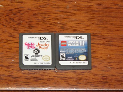 LOT OF 2 Nintendo DS Style Lab Jewelry Design + NINTENDO DS LEGO STAR ...