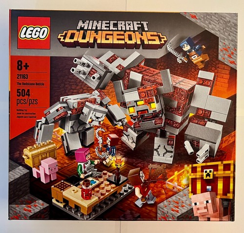 2020 LEGO Minecraft Dungeons Redstone Battle #21163 Building Set +5 ...