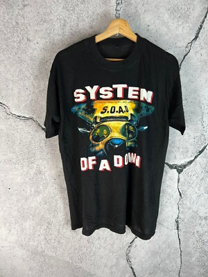 Y2K 2000s System Of A Down Toxicity Album Promo Tee | eBay