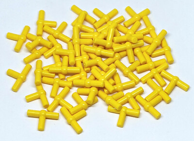 104 Lego compatible T connectors (technic,pin,bar,tube,hose,structure ...