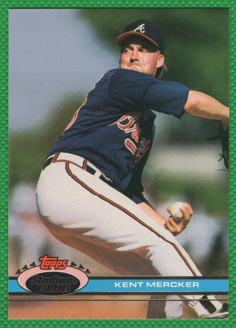 1991 Topps Stadium Club - #341 Kent Mercker for sale online | eBay