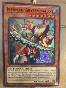 Yu-Gi-Oh Trading Card Game - Mermail Abyssmegalo - 1st Edition - 1996 ...