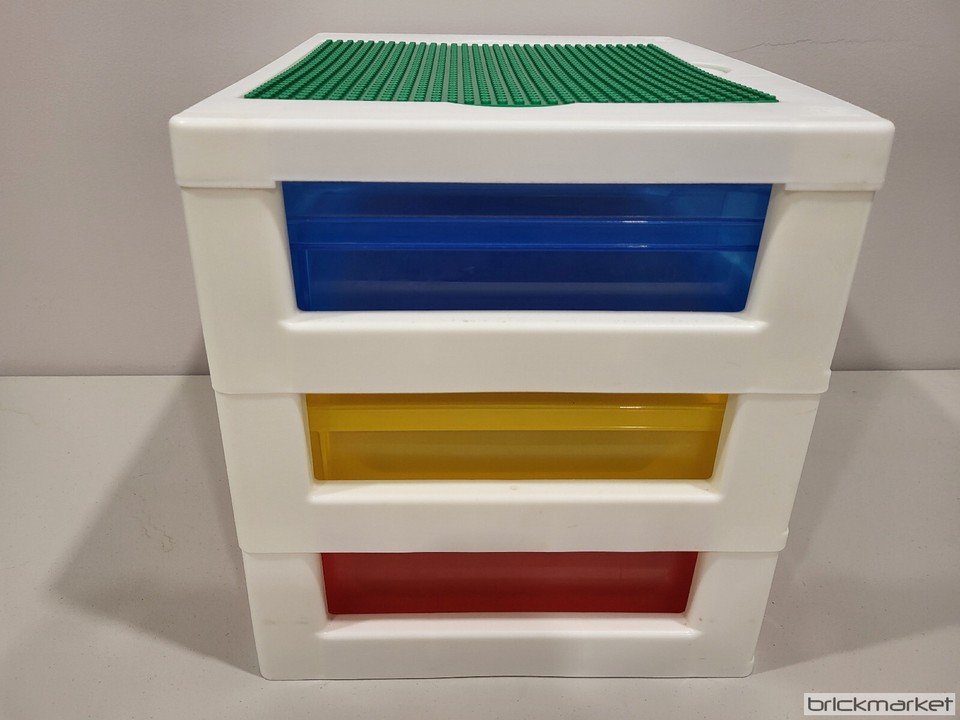 LEGO IRIS 3 Drawer Storage Tower Organizer Bin Storage Tray ...
