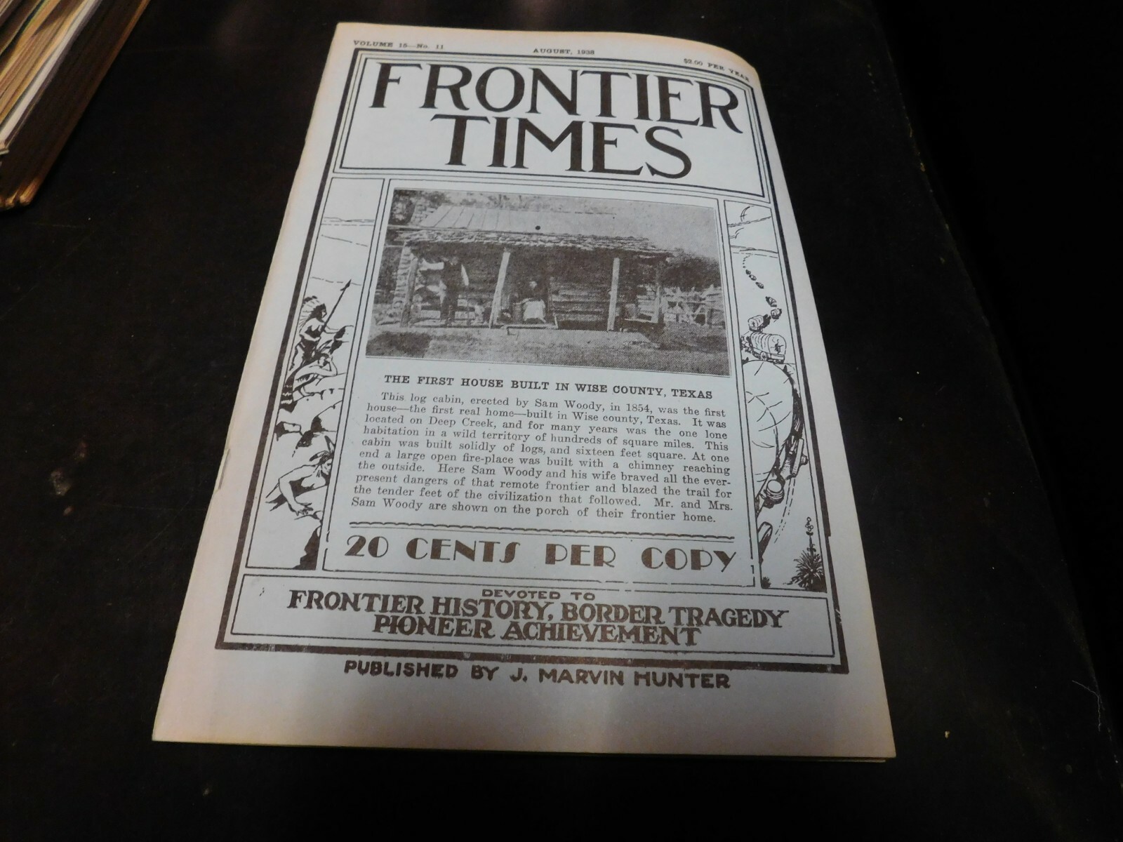 Vintage Frontier Times Magazine Wild West, Pioneer Achievements 1938 ...
