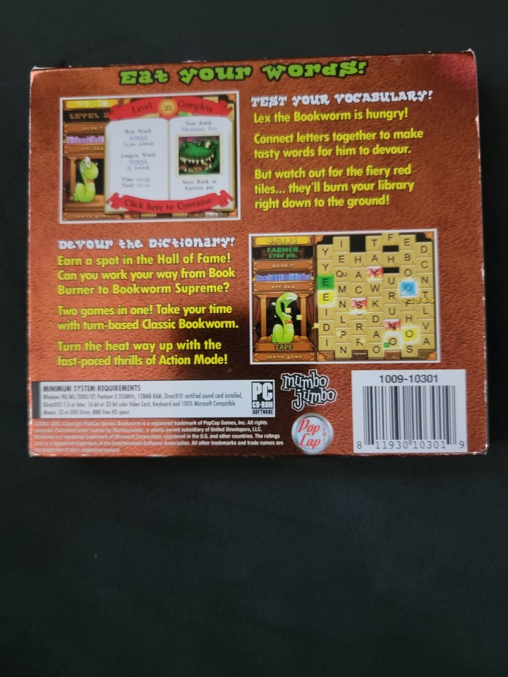 Bookworm deluxe! (PC, 2003) 811930102876 | eBay