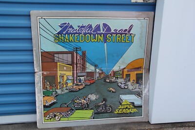 GRATEFUL DEAD PROMOTIONAL POSTER SHAKEDOWN STREET 1978 PROMO - GILBERT ...