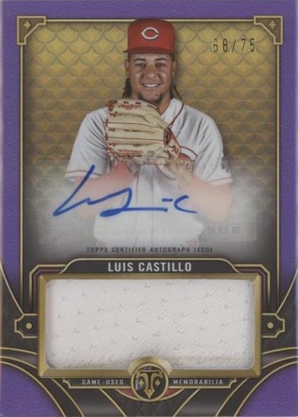 2022 Topps Triple Threads - Single Jumbo Relics Autographs Amethyst # ...