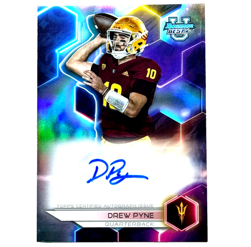 2023 Bowman's Best U Drew Pyne #BOA-DP Arizona State Mizzou Notre Dame ...