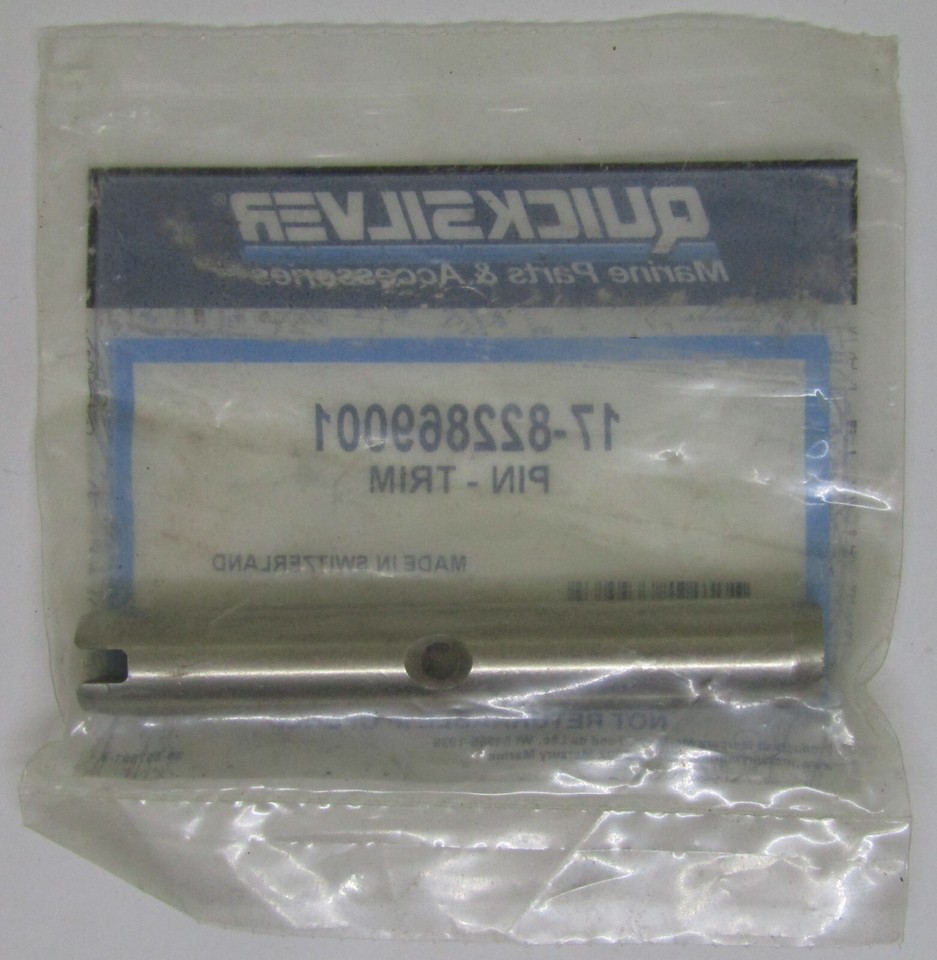 New Quicksilver Mercury Marine Boat OEM Trim Pin Part No. 17-822869001 ...