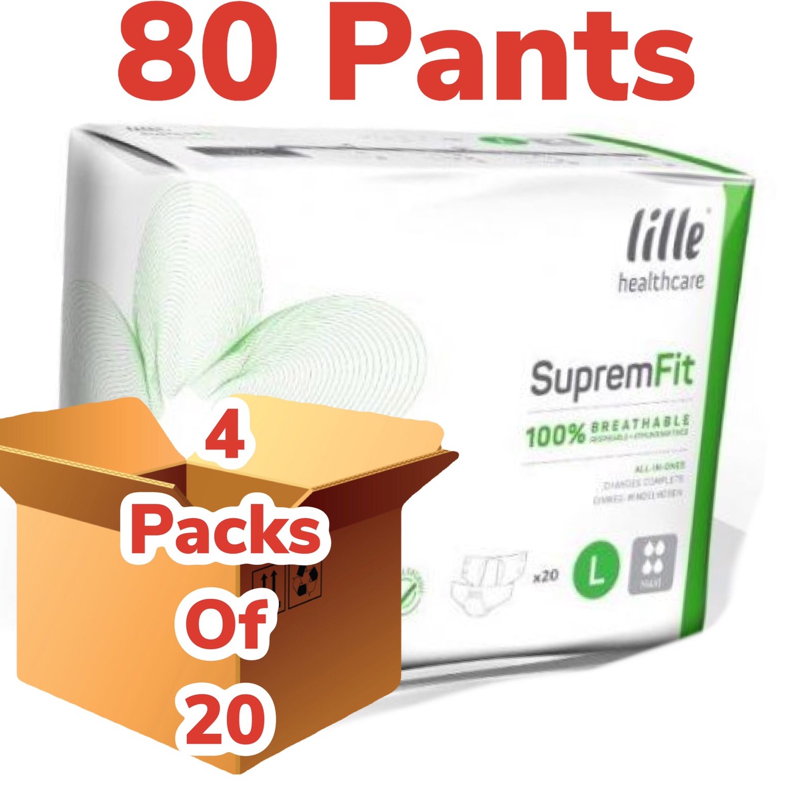 Lille Suprem Fit All in One Briefs Maxi Large LSFT7341 CASE SAVER 4 ...