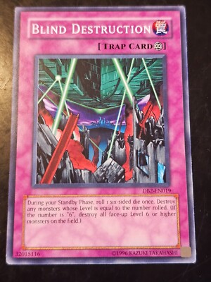 BLIND DESTRUCTION DB2-EN019 Common Unlimited Yugioh | eBay