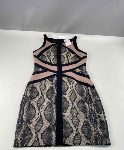 Jay Godfrey Women's Tan/Black/Snake-Print Sleeveless Dress Size 4 NWT ...