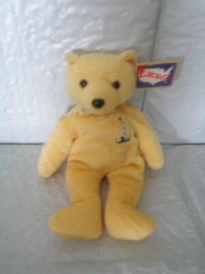 1999 - Lerc - Coastal Cubs - Sandy Hook Lighthouse Teddy Bear Plush - 8 ...