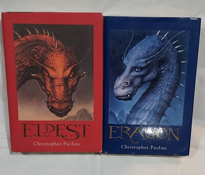 Eragon 1st Edition & Eldest Christopher Paolini Hardcover Book Set | eBay