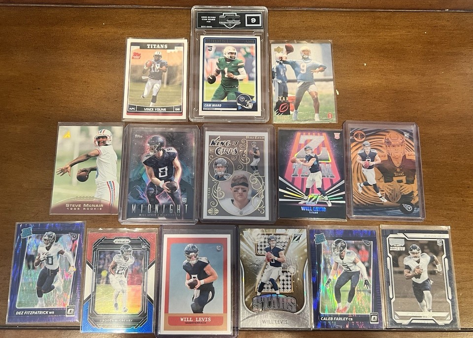 Tennessee Titans Collection. 115+ RCs, 300+ Cards. Graded Ward RC ...