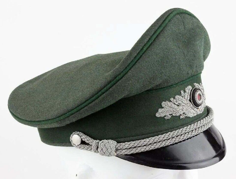 WW2 German Wehrmacht Heer Officer Panzer Grenadier Visor Cap Hats ...