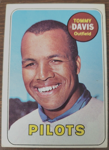 1969 TOPPS #135 TOMMY DAVIS SEATTLE PILOTS VINTAGE PILOTS | eBay