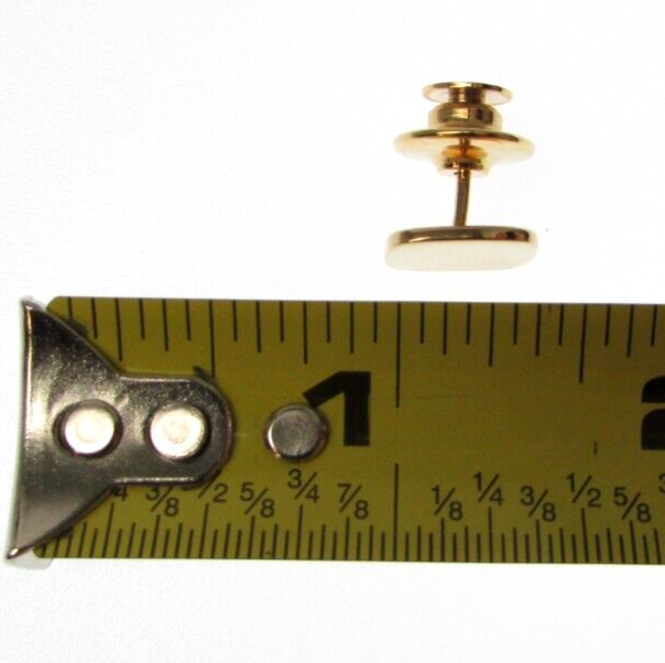 WEH Hayward Rounded Square Engravable Brass Tie Tack/Lapel Pin 3/8" | eBay