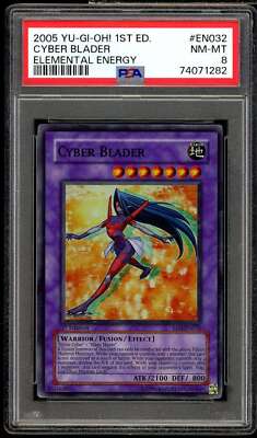 Cyber Blader Elemental Energy Card 2005 Yu-Gi-Oh 1st Edition #eno32 PSA ...