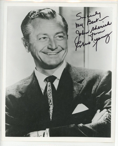 Autographed 8x10 Photo TV & Film Actor Robert Young Marcus Welby MD | eBay