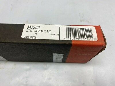 Proto J47200 1/4 Drive 12 Pc. Metric Socket Set - 6 Point - NEW | eBay