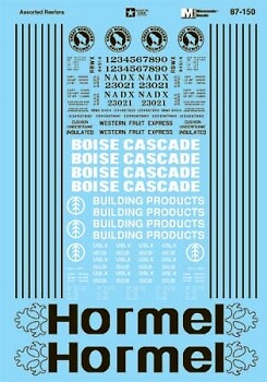 Microscale HO Scale Decals: Assorted 50' Insulated Boxcars | eBay