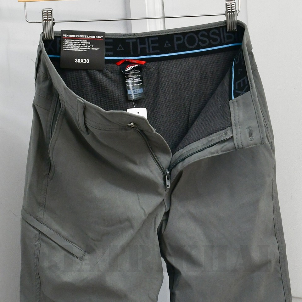Black , Green , Gray Gerry Men’s Venture Fleece Lined Pants | eBay